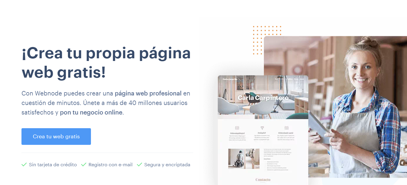 Como crear una pagina web desde cero con webnode :: Dione Creaciones